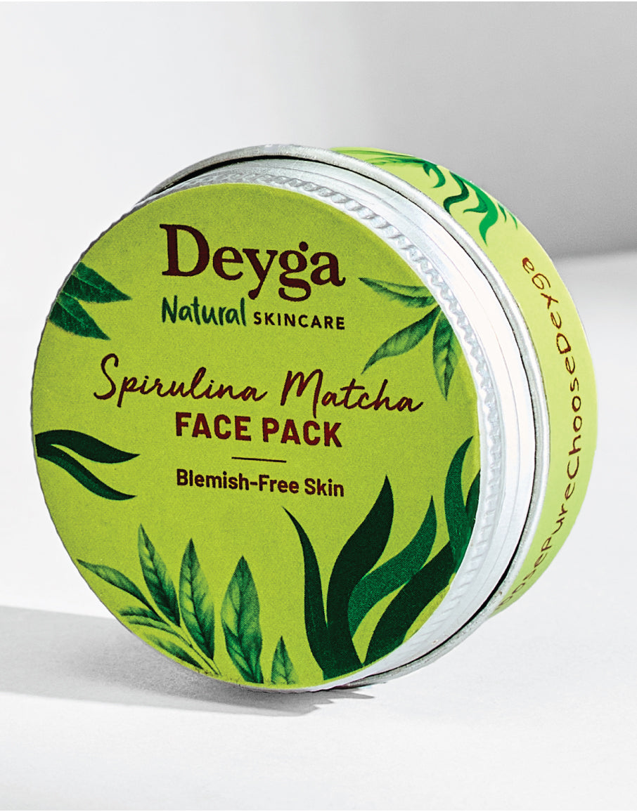 Buy Spirulina Matcha Face Pack Online at Low Prices in India – Deyga